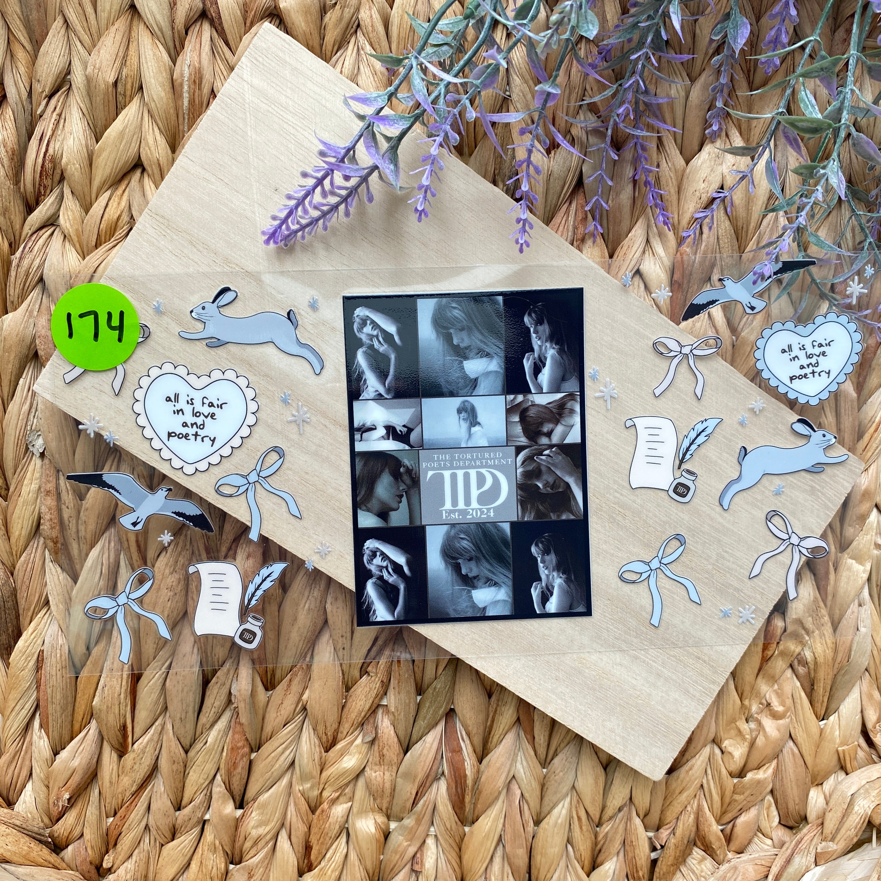 #174 EXCLUSIVE TTDP Taylor UVDTF wrap transfer glass 16 oz cup – Emilee ...